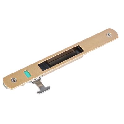 China Concealed Single Barrel Sliding Door Lock Aluminum Alloy Frame for Doors Windows for sale