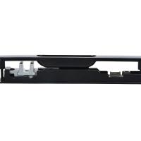 China Durable Die Cast Zinc Alloy Sliding Door Lock with One Piece Body Green Status Indicator for sale