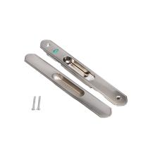 China Recessed Sliding Door Lock Set Aluminum Doors with One Piece Die Cast Zinc Alloy Lock Body for sale