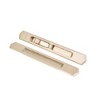 China Flip Style Concealed Sliding Door Handle with One Piece Metal Construction Red Status for sale