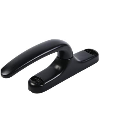 China Zinc Alloy Casement Window Handle with Two Position Rotating Latch Mechanism for sale