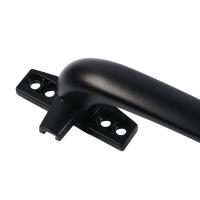 China Universal Curved Casement Window Handle Aluminum PVC Inward Outward Opening for sale