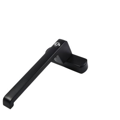 China Keyed Zinc Alloy Casement Window Handle Lock with Dual Angle Rotation Mechanism for sale