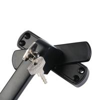 China Keyed Zinc Alloy Casement Window Handle Lock with Dual Angle Rotation Mechanism for sale