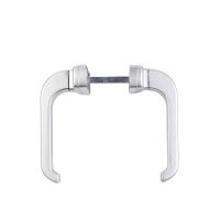 China Zinc Alloy Swing Door Handle with Through Square Shaft Drive Mechanism for sale