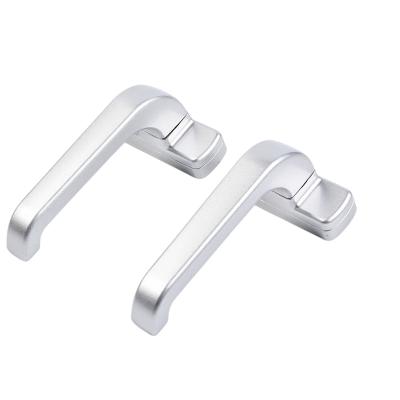 China Zinc Alloy Swing Door Handle with Through Square Shaft Drive Mechanism for sale