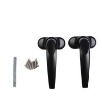 China Integrated Square Shaft Swing Door Handle Zinc Alloy for Double Leaf Doors for sale
