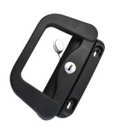 China Australian Style Nylon Sliding Window Lock with Zinc Alloy Latch Cylinder for sale