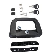 China Australian Style Nylon Sliding Window Lock with Zinc Alloy Latch Cylinder for sale