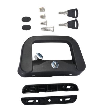 China Australian Style Nylon Sliding Window Lock with Zinc Alloy Latch Cylinder for sale