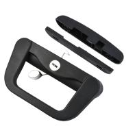 China Australian Style Nylon Sliding Window Lock with Zinc Alloy Latch Cylinder for sale