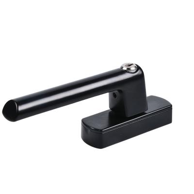 China Keyed Casement Window Handle Zinc Alloy Base Aluminum Round Grip QB/T5338-2018 for sale