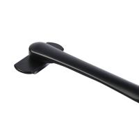 China Sword Shaped Folding Door Handle Zinc Alloy Base Long Aluminum Grip QB/T5338-2018 for sale