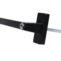 China Zinc Alloy Keyed Swing Door Handle with Adjustable Extended Square Spindle for sale