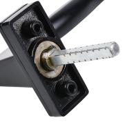 China Zinc Alloy Keyed Swing Door Handle with Adjustable Extended Square Spindle for sale