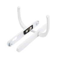 China Flat Double Sided Swing Door Handle Zinc Alloy Faceplate Aluminum Grip for sale
