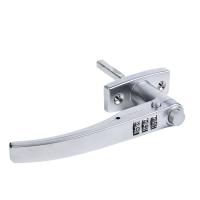 China Streamlined Combination Lock Casement Window Handle with Three Digit Dial for sale