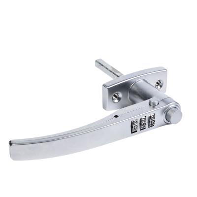 China Streamlined Combination Lock Casement Window Handle with Three Digit Dial for sale