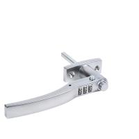 China Keyless Dial Combination Handle Lock Streamlined Single Swing Zinc Alloy for sale