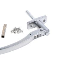 China Keyless Dial Combination Handle Lock Streamlined Single Swing Zinc Alloy for sale