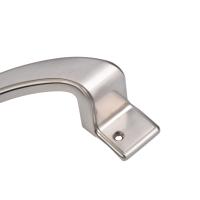 China Ergonomic Aluminum Alloy Sliding Door Handle with One Piece Curved Body Wide Compatible for sale