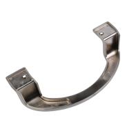 China Ergonomic Aluminum Alloy Sliding Door Handle with One Piece Curved Body Wide Compatible for sale