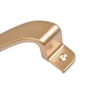 China Thickened Aluminum Alloy Sliding Door Handle with Weather Resistant Champagne Gold Finish for sale