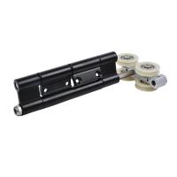 China Wear Resistant Integrated Roller Hinge Silent Nylon Zinc Alloy for Folding Doors for sale