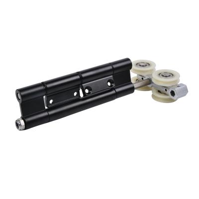 China Wear Resistant Integrated Roller Hinge Silent Nylon Zinc Alloy for Folding Doors for sale