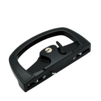 China Australian Style Single Sided Sliding Door Lock Handle with Pull Grip Aluminum Alloy for sale