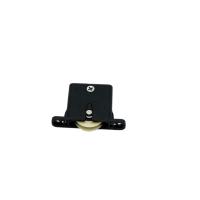 China Sliding Doors Single Wheel Nylon Pulley with Wear Resistant Wheel Adjustable Height for sale