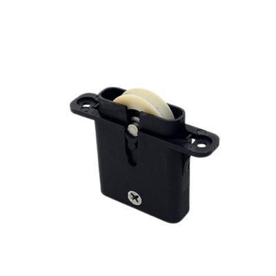 China Sliding Doors Single Wheel Nylon Pulley with Wear Resistant Wheel Adjustable Height for sale