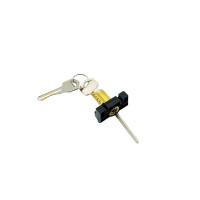 China Solid Brass Single Latch Door Lock Cylinder with Corrosion Resistant Lever Handle for sale