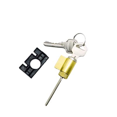 China Solid Brass Single Latch Door Lock Cylinder with Corrosion Resistant Lever Handle for sale