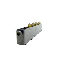 China Heavy Duty Four Wheel Sliding Roller One Piece Stainless Steel Housing Wear Resistant for sale