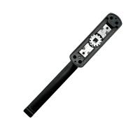 China One Piece Die Cast Zinc Alloy Casement Door Handle Matte Black Powder Coating for sale