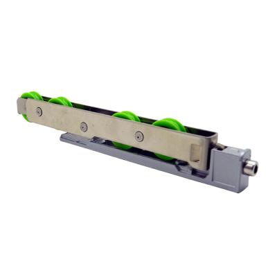 China Silent Nylon Sliding Door Roller Four Roller Stainless Steel Heavy Duty Doors for sale