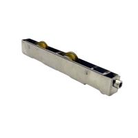 China Load Bearing Sliding Door Roller Dual Wheel Stainless Steel with Height Screw for sale