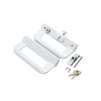 China Single Sided Sliding Door Lock with Zinc Alloy Hook Latch Screen Security for sale