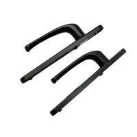 China Matte Powder Coating Double Sided Swing Door Handle One Piece Zinc Alloy Die Casting for sale