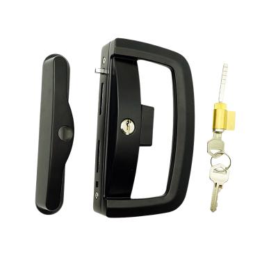 China Australian Style D Handle Sliding Door Lock Zinc Alloy Body for Screen Doors for sale