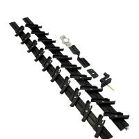 China Aluminum Plastic Venetian Blind Frame Guide Rail Tilt Sync Linkage Bracket for sale