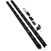 China Aluminum Plastic Venetian Blind Frame Guide Rail Tilt Sync Linkage Bracket for sale