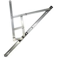 China 304 Stainless Steel Five Link Casement Window Hinges Heavy Duty 20 Inch 22 Slot for sale