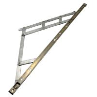 China 304 Stainless Steel Seven Link Heavy Duty Hinge 28 Inch 22 Slot 3.0mm Thick for sale