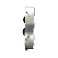 China Adjustable Sliding Door Roller Stainless Steel Dual Wheel for Smooth Quiet Operation for sale