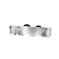 China Adjustable Sliding Door Roller Stainless Steel Dual Wheel for Smooth Quiet Operation for sale
