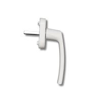 China White Square Shaft Casement Window Handle with Electrostatic Spray Coating for sale