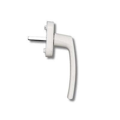 China White Square Shaft Casement Window Handle with Electrostatic Spray Coating for sale