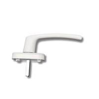 China White Square Shaft Casement Window Handle with Electrostatic Spray Coating for sale